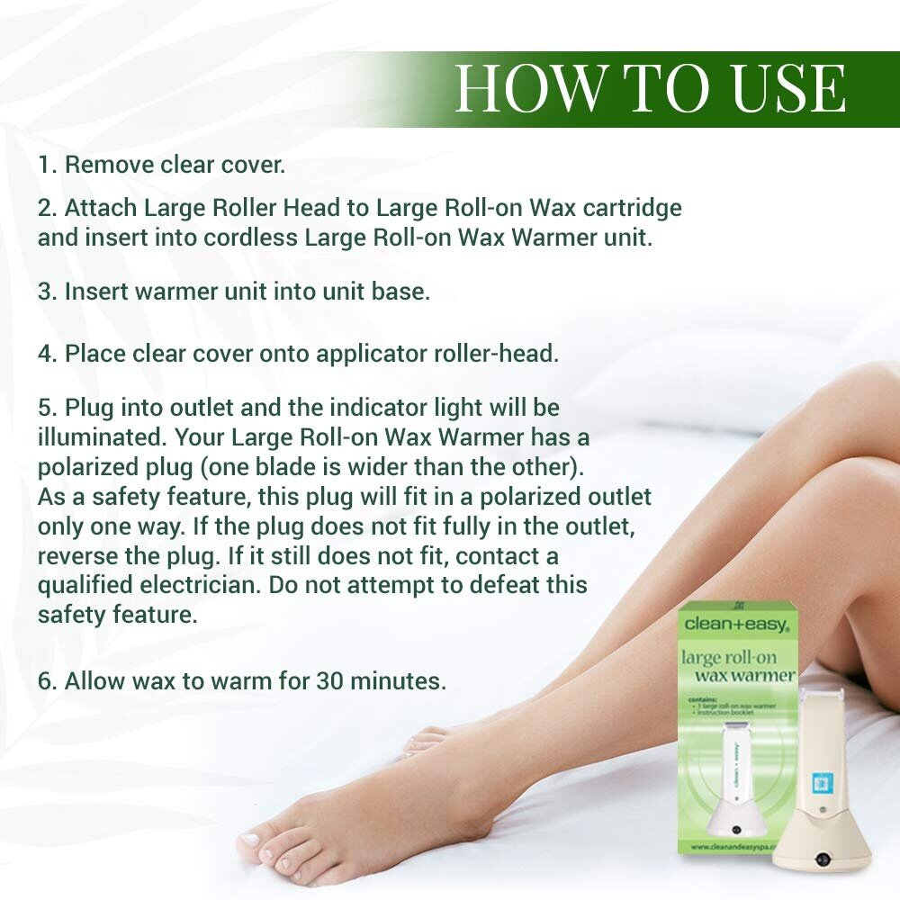 Clean and Easy Cordless Roll-On Waxing System | Kappershandel ...