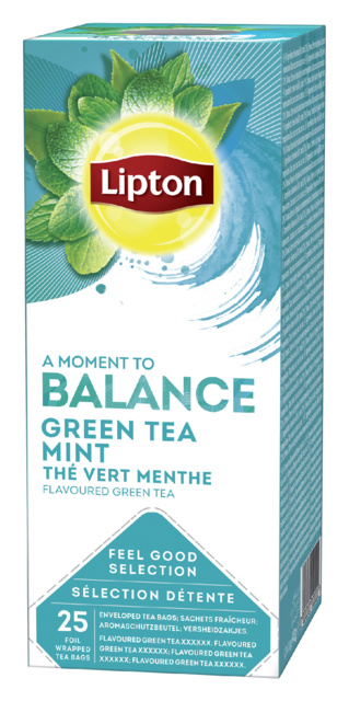 THEE LIPTON GREEN TEA MINT - Discountsupplies.nl