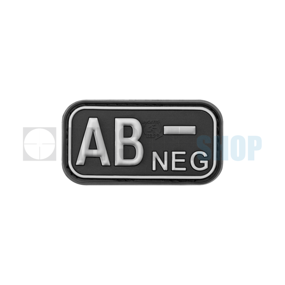 JTG Bloodtype Rubber Patch AB NEG (SWAT). - Airsoftshop