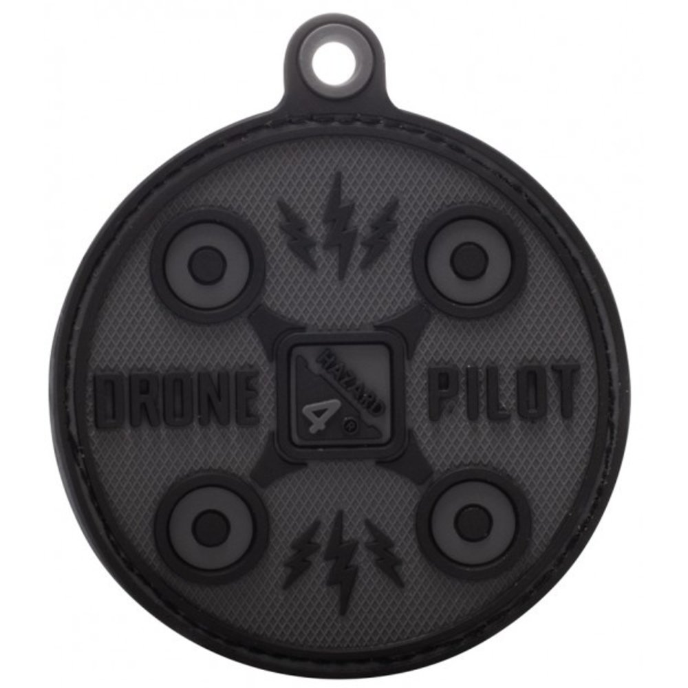 Hazard 4 Drone Pilot PVC Patch (Black). - Airsoftshop