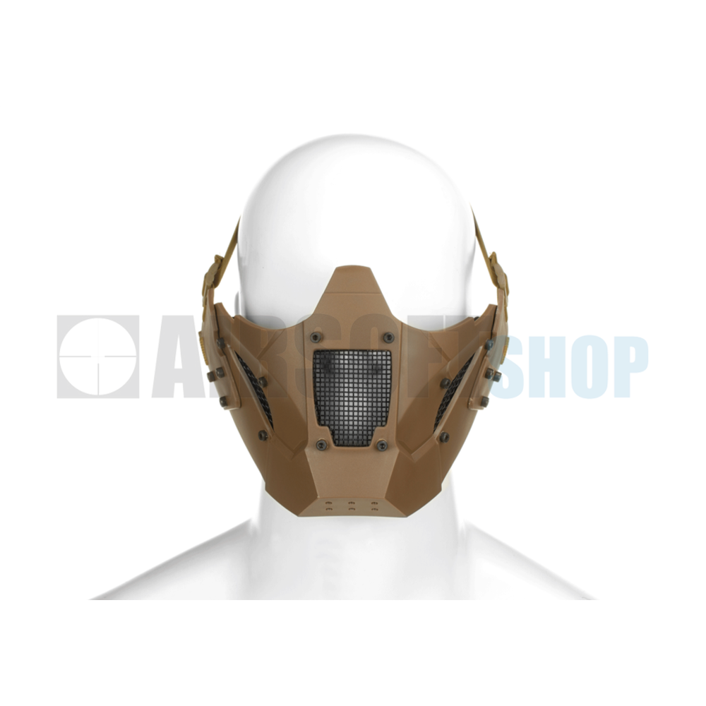 Pirate Arms Warrior Steel Half Face Mask (Tan). - Airsoftshop