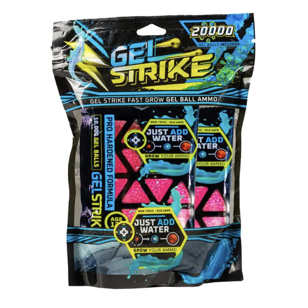 GelStrike Pro Formula Gel Blaster Gellets 20.000 Pack (Pink ...