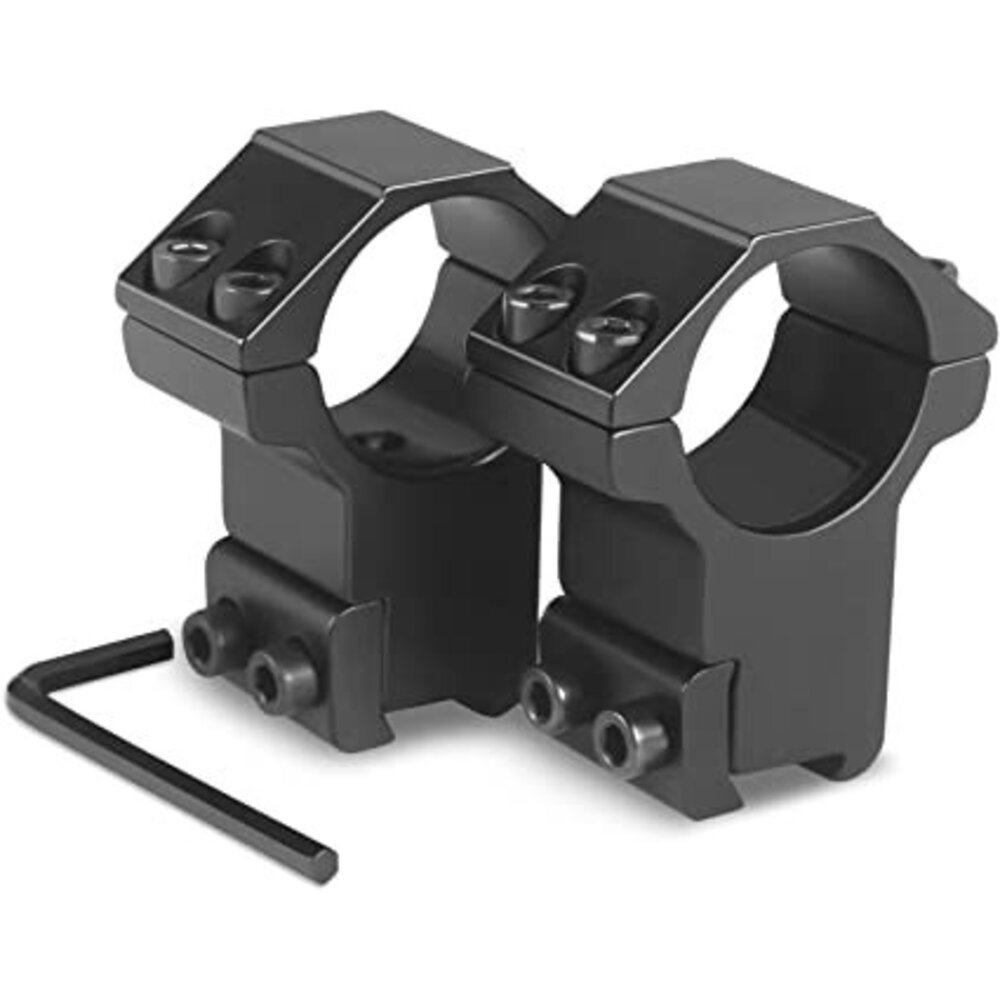 RAM Scope Dovetail 11mm 25.4 High Mount Rings. - Airsoftshop Belgium