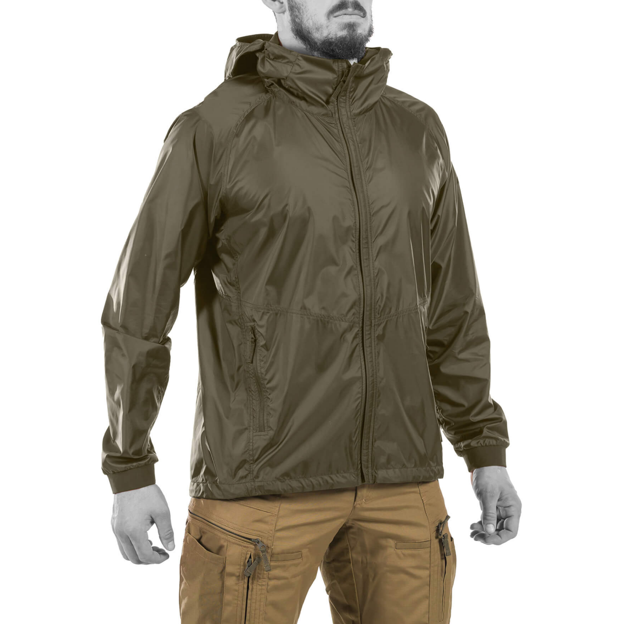 UF PRO Storm Chaser Windbreaker Jacket (Brown Grey). - Airsoftshop Belgium