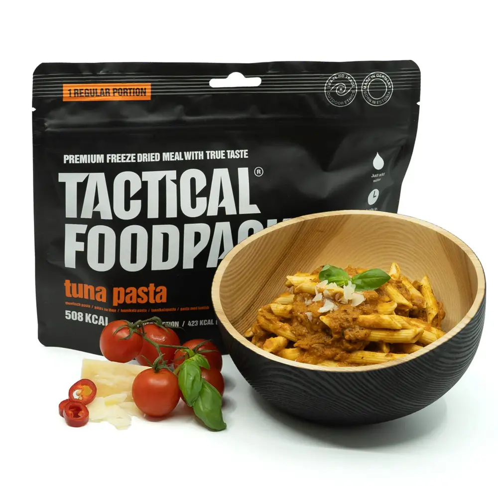 Tactical Foodpack Tuna Pasta 120g. - Airsoftshop