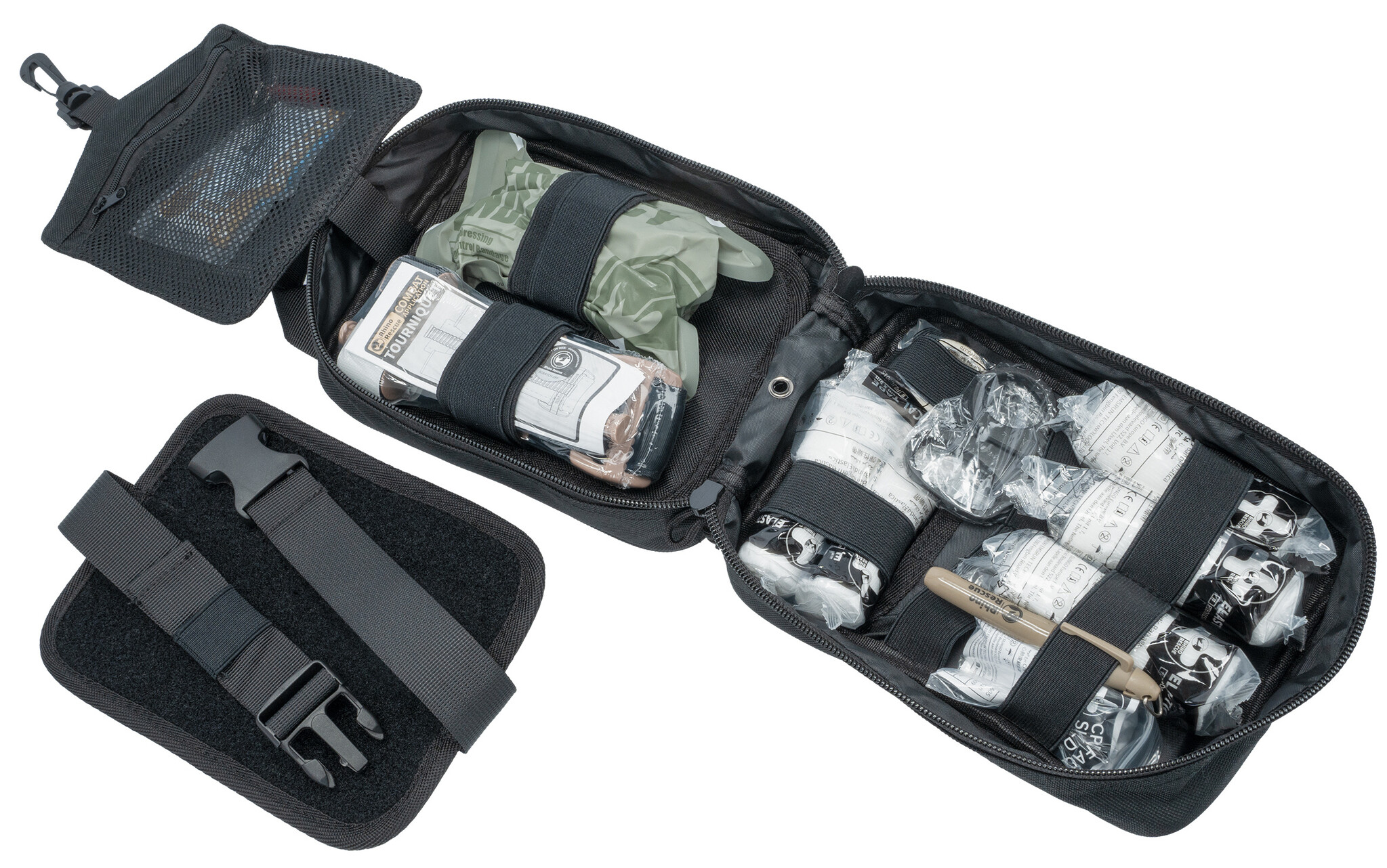 Rhino Rescue IFAK SE First Aid Kit (Black). - Airsoftshop Belgium