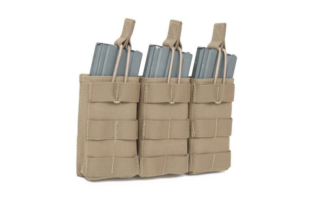 Triple Open Pouch M4 (Coyote Tan) - Airsoftshop