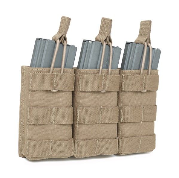 Triple Open Pouch M4 (Coyote Tan) - Airsoftshop